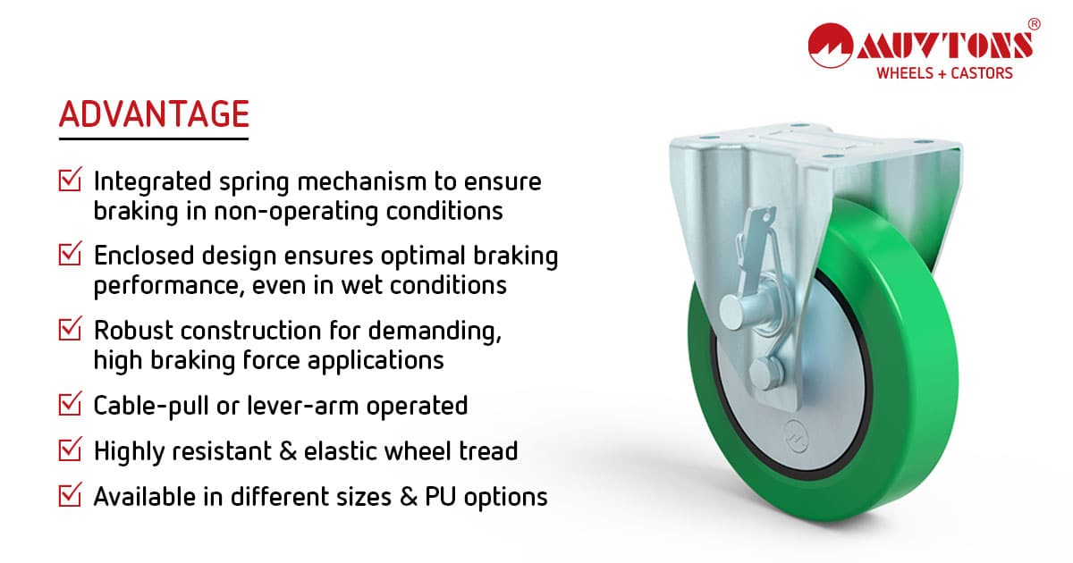 Muvtons Dead Man Brake Castors – Safety & Efficiency